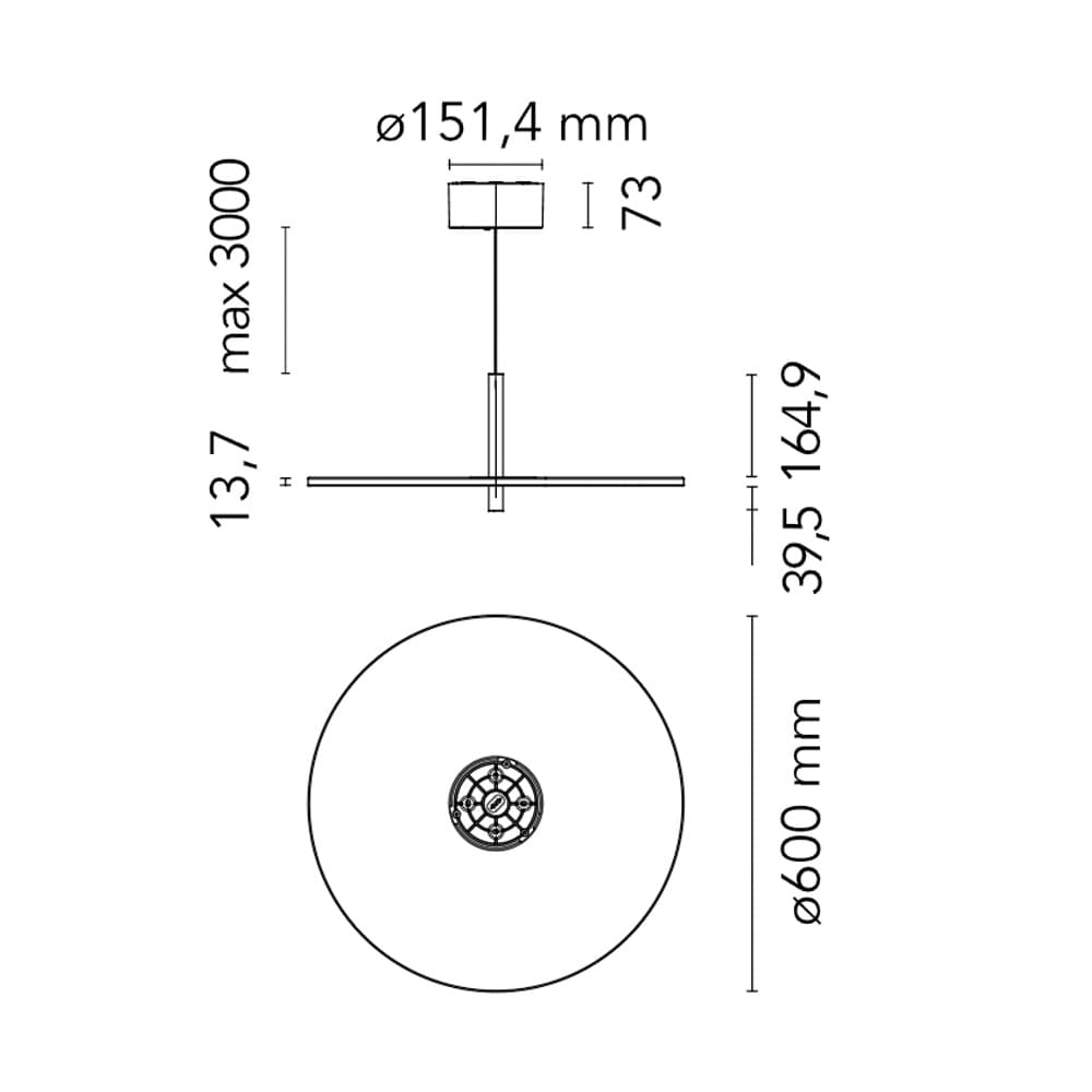 My Disc Pendant Lamp by Flos