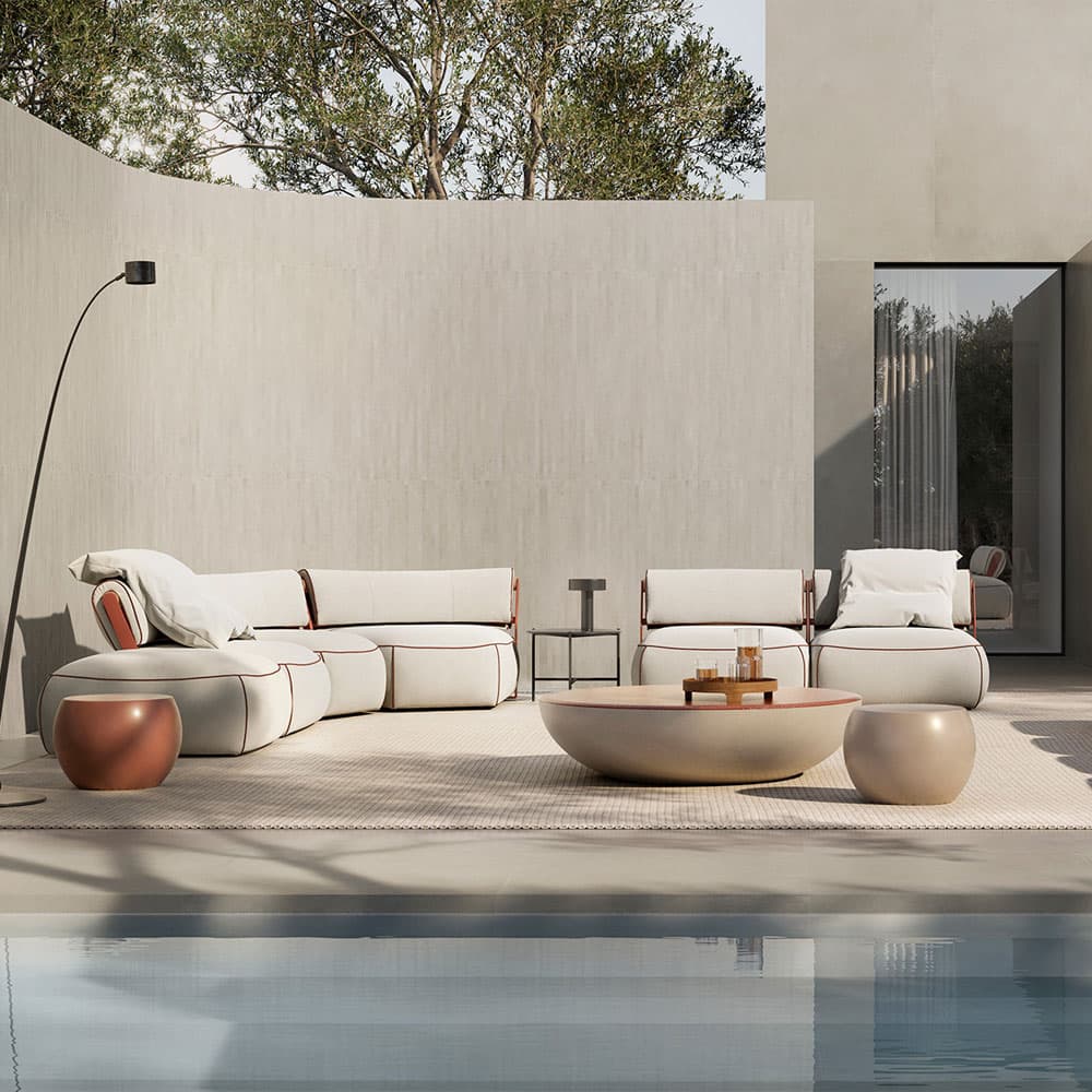 Vincent Outdoor Sofa by Meridiani