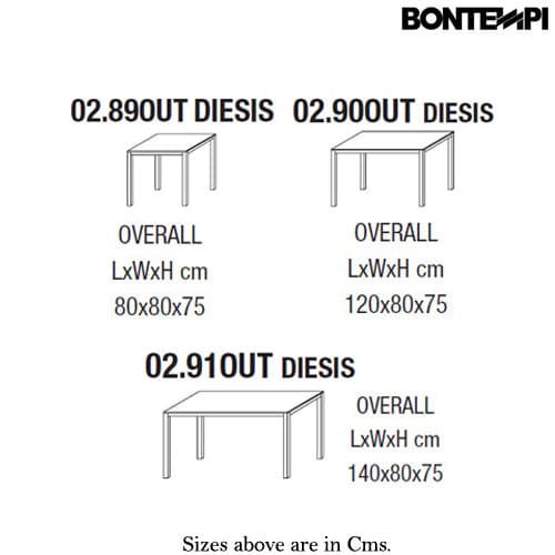 Diesis Outdoor Table | Bontempi | FCI London
