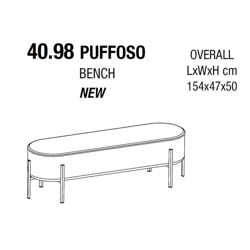 Puffoso Bench | Bontempi Casa | FCI London