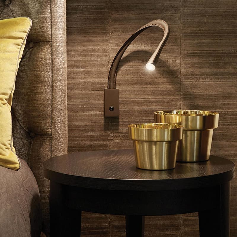 Flexiled Ap L60 Leather Wall Lamp | Contardi | FCI London