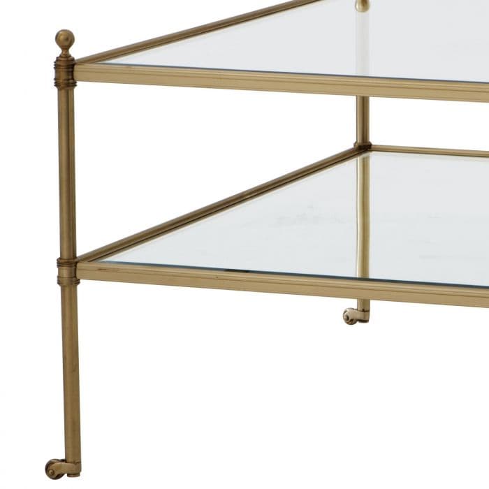 Aubrey Aged Brass Finish Coffee Table | Eichholtz