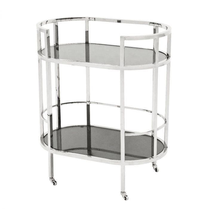 Townhouse Stainless Steel Bar Trolley | Eichholtz
