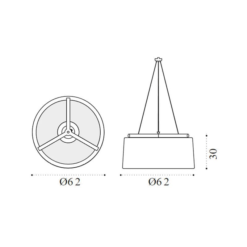 Kilt Outdoor Suspension Lamp | Ethimo | FCI London