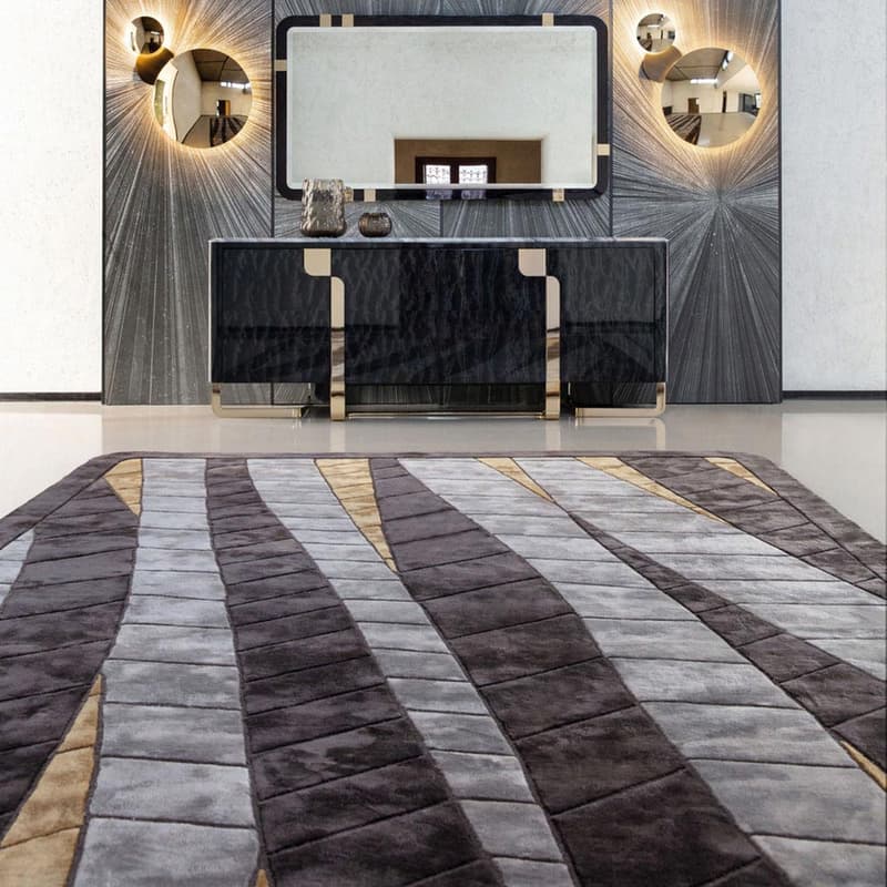 Charisma Rectangular Gold Rug | Giorgio Collection