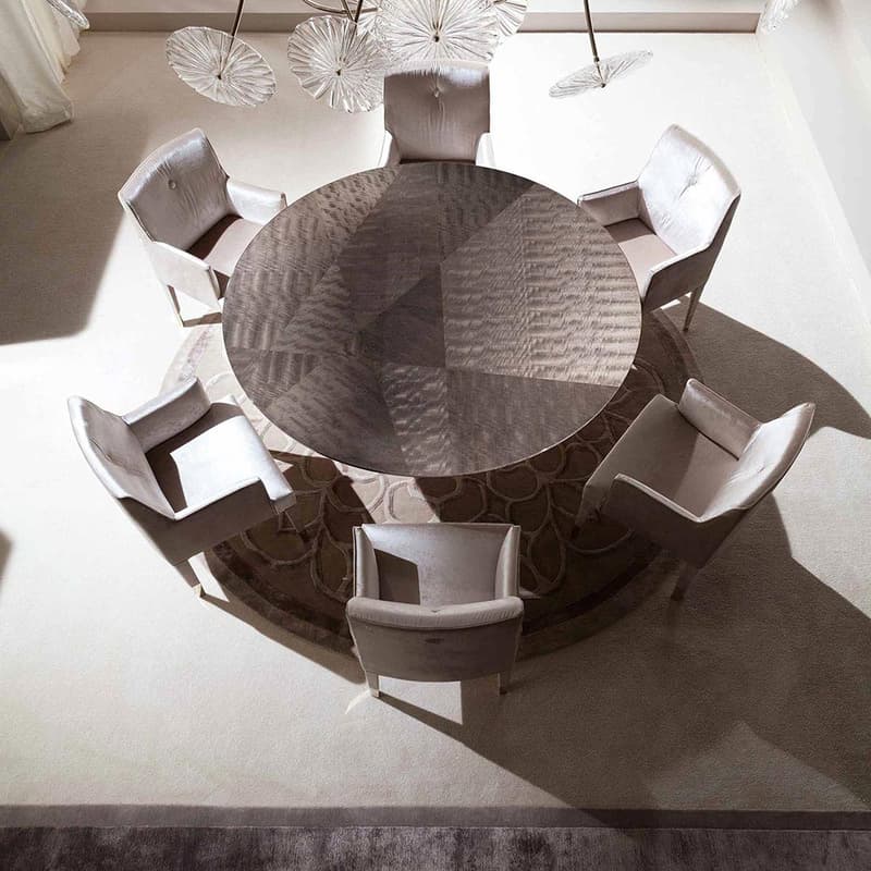 Infinity Wooden Round Dining Table | Giorgio Collection | FCI London