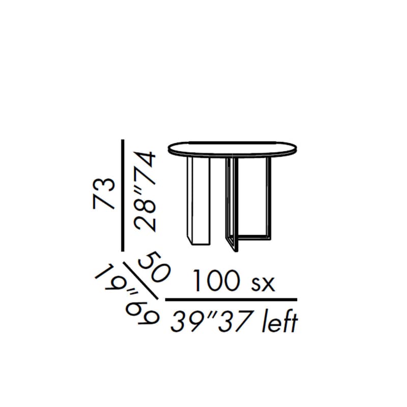 Abel Console Table | Meridiani | FCI London
