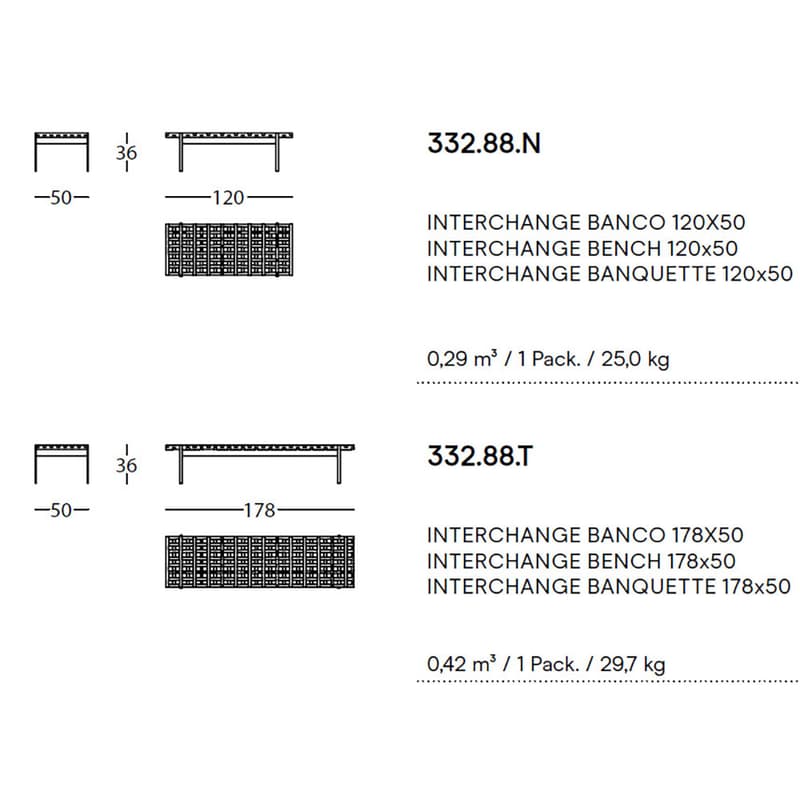 Interchange Bench | Sancal | FCI London
