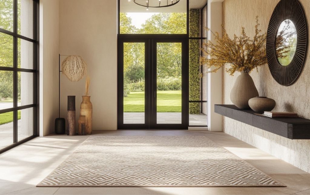 10 Creative Ways to Style Large Door Rugs for Entryways