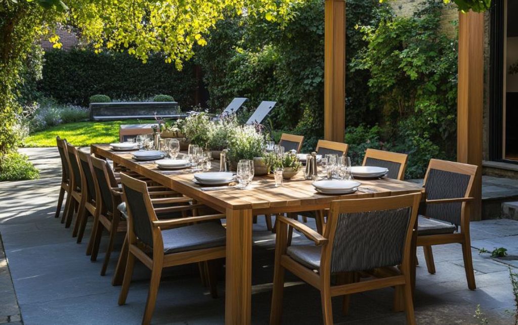 Luxury Layouts for Outdoor Dining Table Placement