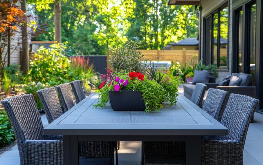 Luxury Layouts for Outdoor Dining Table Placement