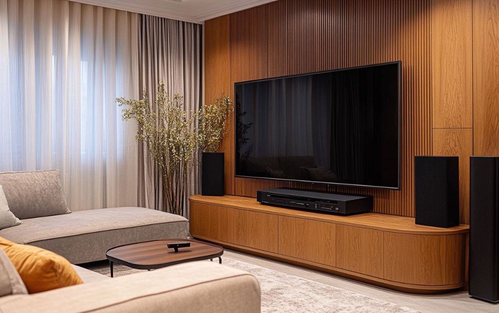 Corner TV Units for 55 Inch TV: Luxury Material Guide