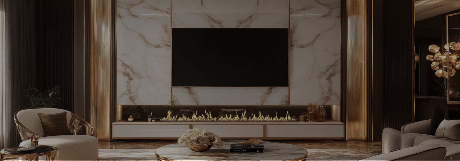 TV Unit with Fireplace: A Timeless Interior Design Trend