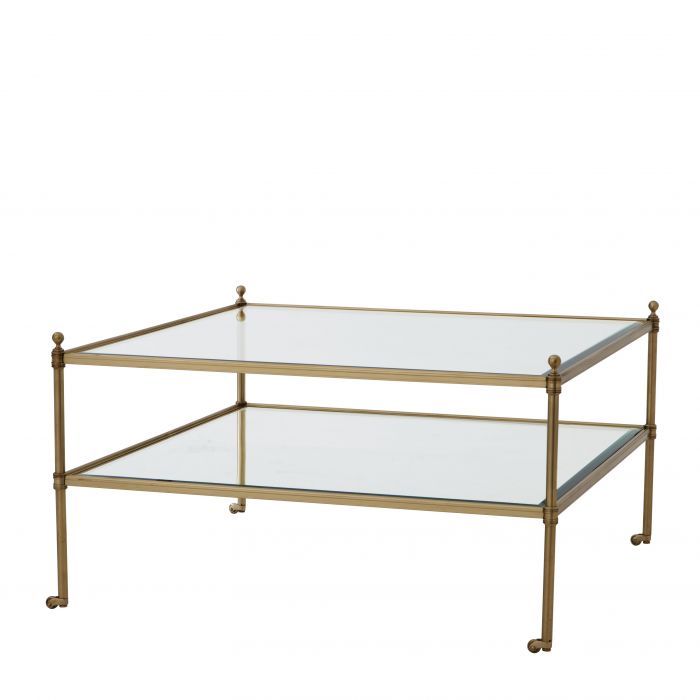 Aubrey Aged Brass Finish Coffee Table | Eichholtz