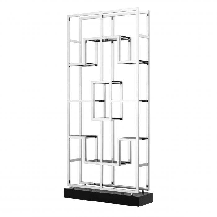 Lagonda Stainless Steel Display Cabinets | Eichholtz