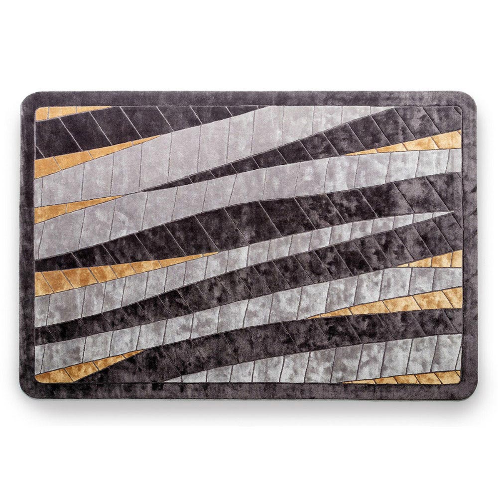 Charisma Rectangular Gold Rug | Giorgio Collection