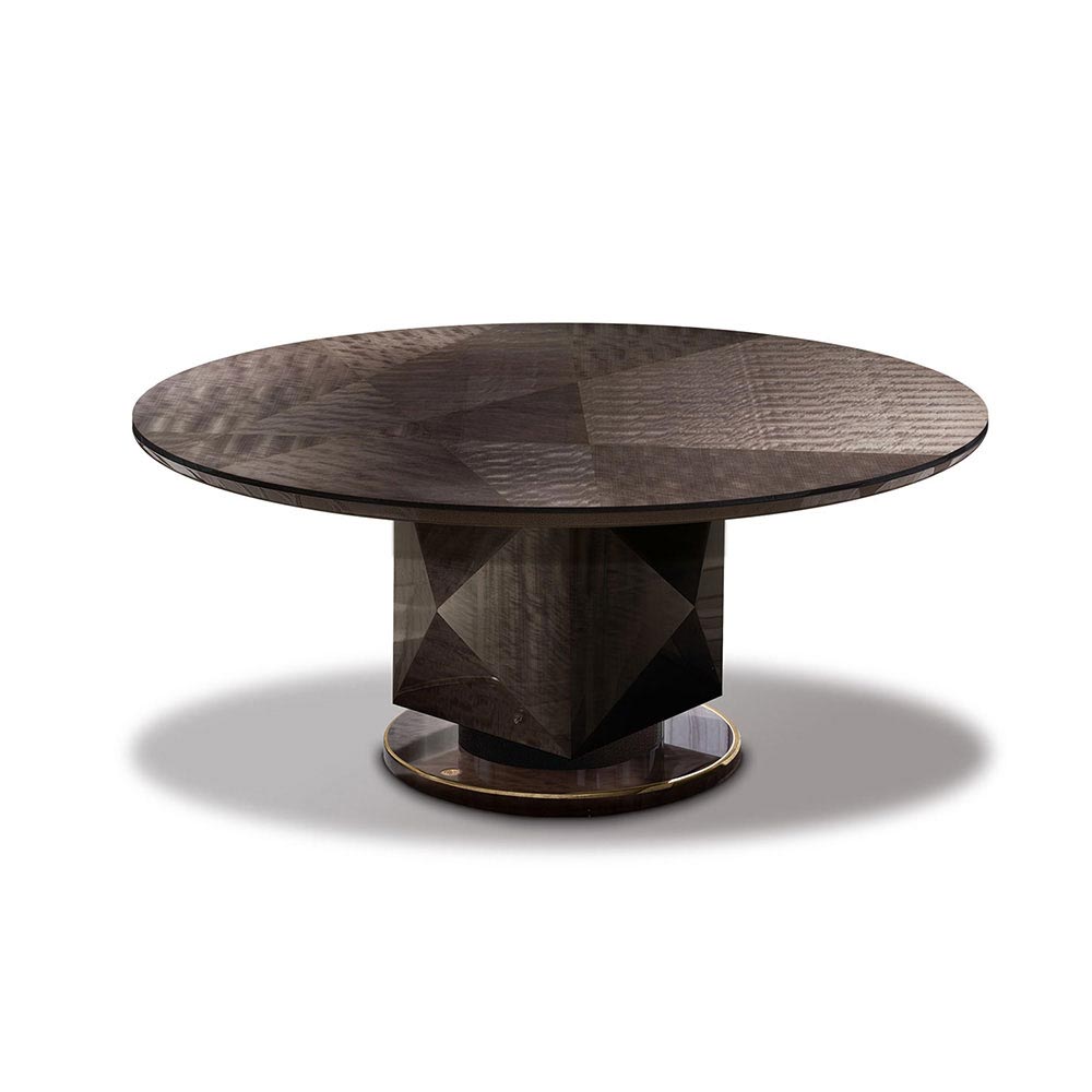 Infinity Wooden Round Dining Table | Giorgio Collection | FCI London