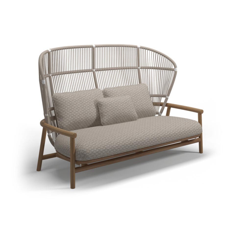 Fern High Back Outdoor Sofa | Gloster | FCI London