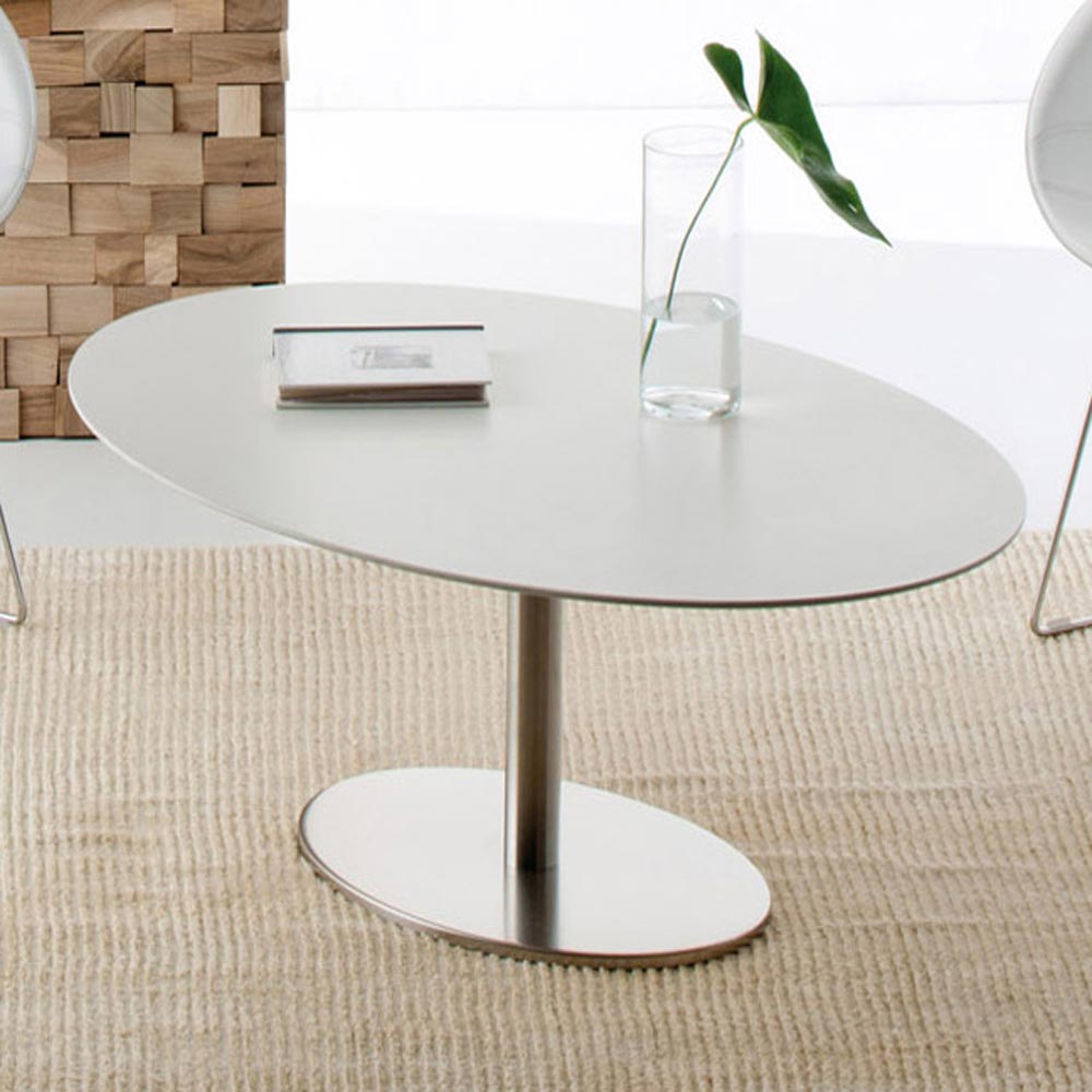 Inox Round H500 Side Table by Pedrali