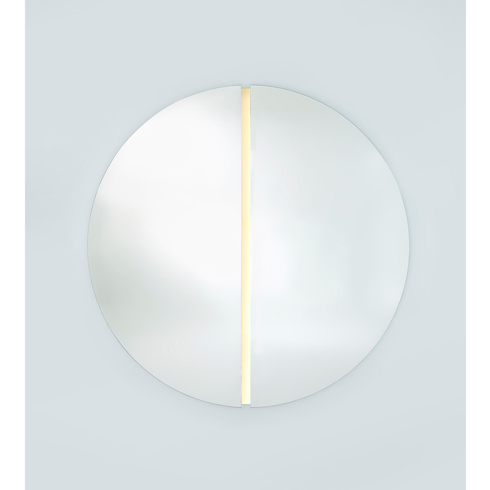 Luna Light Round L Mirror by Reflections